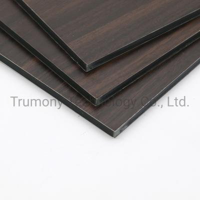 China Wood Color Building Decoration Material Aluminum Composite Board zu verkaufen