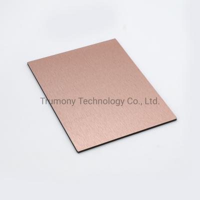 中国 Silver Gold Brush Aluminum Alloy Aluminum Composite Material 販売のため