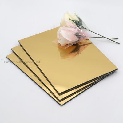 China External Wall Cladding Decorative Mirror Aluminum Composite Panel zu verkaufen