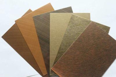 Cina Peso leggero composito di alluminio Customzied a prova di fuoco del pannello del grano di legno in vendita