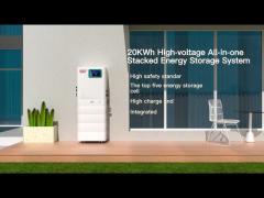 12KW 25KWh Hoogspanning All-in-One Stackable Energy Storage System Stackable ESS met geavanceerde BMS-technologie