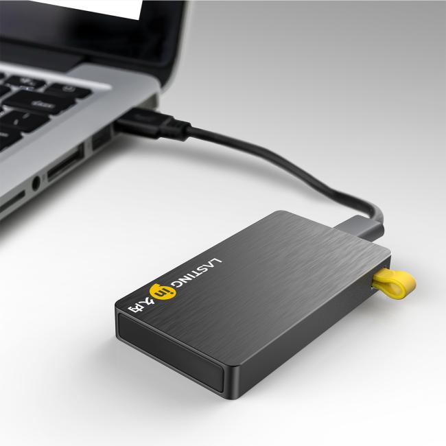 LASTING External SSD size comparison with other devices