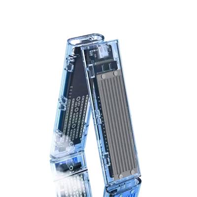 China Plastic Shell NVMe M.2 SSD Enclosure 10Gbps USB-C Up To 2TB for sale