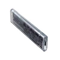 Quality Transparent NVMe M.2 SSD Enclosure 10Gbps for 2230-2280 SSDs for sale
