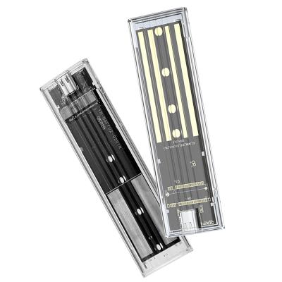 China Tool Free Solid State Drive Enclosure 5g/10gb Dual Protocol Nvme/Ngff for sale