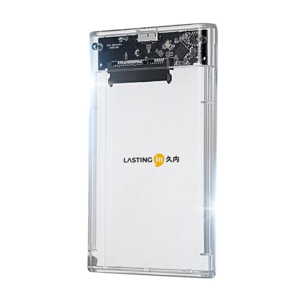 Quality 2.5" External Hard Drive Enclosure Usb 3.0 To SATA Iii Tool Free Clear for sale