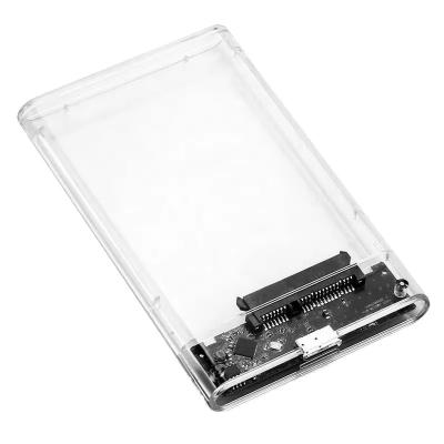 China Plastic SSD Hard Drive Enclosure Usb 2.0 3.0 3.1 Type C To Sata Iii for sale