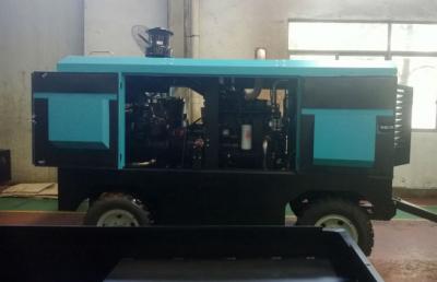 China Towable Diesel Screw Compressor 610Cfm 190Psi For Drilling Rig DTH Hammer for sale
