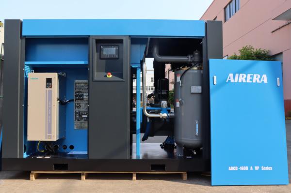 上海ローターコンパ AGCD-160D A VP インテリジェントコントローラ 費用削減と持続的な運用のための直接駆動スクリューエアコンプレッサー