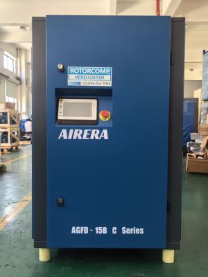 China Shanghai Rotorcomp AGFD-15B C Industrial Air Cooling Screw Air Compressor for sale