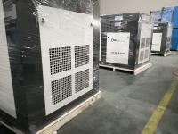 China Electronic VSD Screw Compressor With Belt Driven Schneider PLC Control for sale
