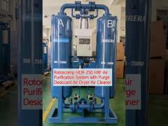 Rotorcomp HDR-250 HXF luchtzuiveringssysteem met zuiveringsdesiccant luchtdroger luchtreiniger