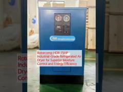 Rotorcomp HDR-75HP Secador de aire refrigerado de grado industrial para un control de humedad superior y eficiencia energética