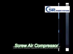 shanghai rotorcomp agcd-160d a vp intelligent controller direct driven screw air compressor for cost