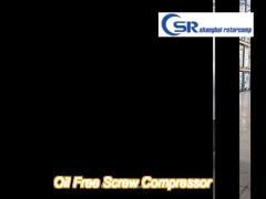 shanghai rotorcomp ogfd-22d c vp oil free screw compressor with cooling mode water-cooled