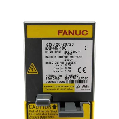 China A06B-6117-H303 aisló fuentes de corriente continua servas del motor impulsor de Fanuc en venta