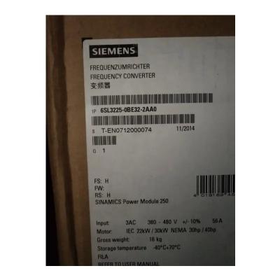 China Siemens 6SL3225-0BE32-2UA0 modularer PLC aus Deutschland zu verkaufen