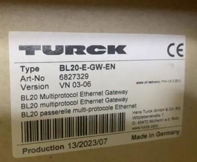 Cina BL20-E-1SWIRE Turck ha automatizzato l'unità trattata 5Kg MOQ colore del nero di 1 pezzo in vendita