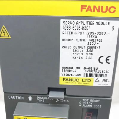 China A06B-6096-H301 Fanuc Servo-Antriebs-Verstärker 12 Monate Garantie- zu verkaufen