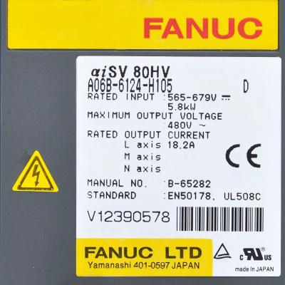 Китай A06B-6124-H105 Сервопривод Fanuc 8 кг Качество нового бренда продается