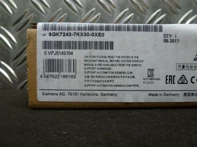 중국 6GK7243-7KX30-0XE0 Siemens 자동화 프로세서 100% 브랜드 품질 12개월 보증 판매용