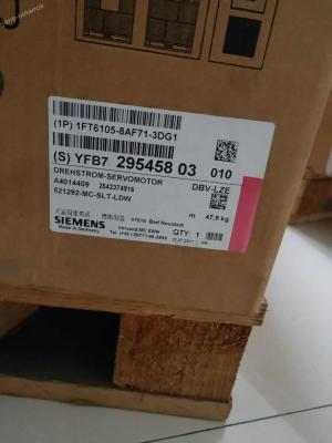 중국 1FT6105-8AF71-3DG1 시멘스 산업 자동화 MOQ 1개 무게는 모형에 따라 다릅니다 판매용