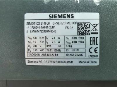 중국 1FL6044-1AF61-2LB1 지멘스 프로그래머블오토메이션은 모델에 따라 다릅니다 판매용