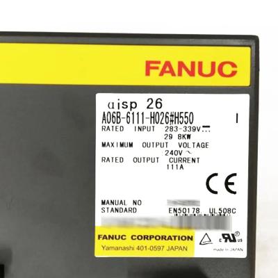 China Farbgelb neue Qualität A06B-6111-H026#H550 Fanuc Servo1-teiliges des ansteuersystem-MOQ zu verkaufen