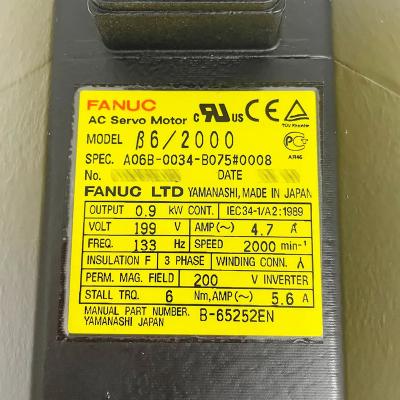 China A06B-0034-B075#0008 Fanuc Servo-1-teiliger B2B industrielle Automatisierungs-Motor Antriebs-MOQ zu verkaufen