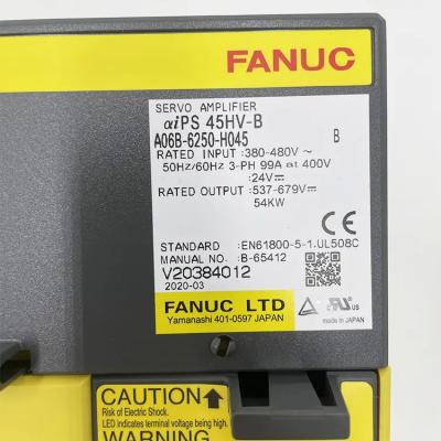 China Kauf A06B-6250-H045 1-teiliger Servo-Antrieb Fanuc mit 12 Monaten Garantie- zu verkaufen