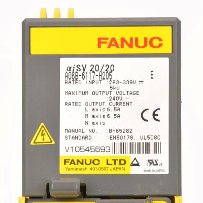 Китай Усилитель перемещения сервопривода A06B-6117-H205 5Kg Fanuc AC/DC для промышленной автоматизации продается