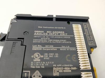 중국 1 부분 MOQ 1년 보증과 NX-AD3603 옴론 프로그래밍 가능한 자동화 제어기 판매용