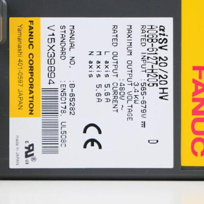 Cina A06B-6127-H205 Fanuc servo drive per alimentazione AC/DC 12 mesi in vendita