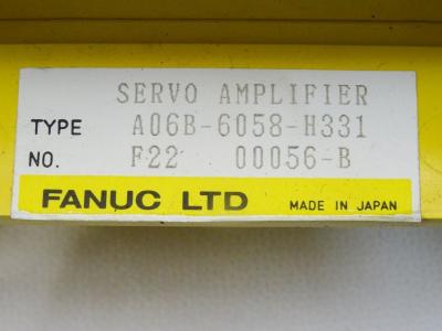 Cina A06B-6058-H331 Fanuc servo drive per l'industria in vendita