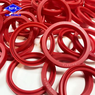 Cina Sigilli in PU personalizzati Buona resistenza alla pressione Sigilli a pistoni per cilindri idraulici ad alta capacità in vendita