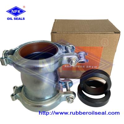 China Tire Coupling NBR FKM Rubber Oil Injection Pipe Coupling With Rub-Ber Type Element for sale