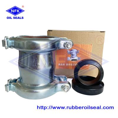 China Tire Coupling NBR FKM Rubber Oil Injection Pipe Coupling With Rub-Ber Type Element for sale