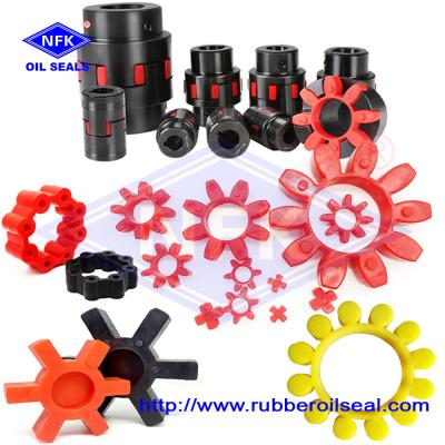 China Elastic Spider Rotex Shaft Flexible Jaw Coupling For Motor for sale