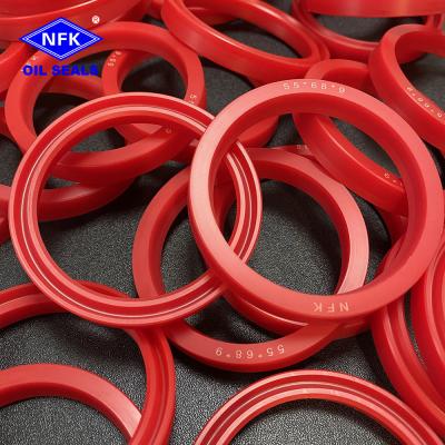 China Custom Rubber Seal Double-acting Piston Rod Seals Packing Genuine Hydraulic Cylinder Seal for sale