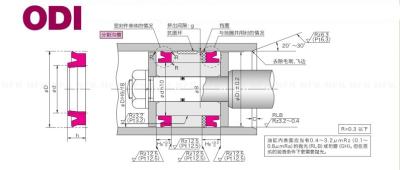 China Japan ODI Hydraulic Oil Seals Pu Polyurethane Cylinder Oil Seals For Excavator for sale