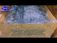 Selo de óleo do eixo rotativo padrão CFW 418727 para kits de reparação de bombas Rexroth A4VS0125 A4VS180