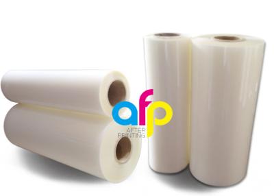 China Transparent PET Based BOPP Thermal Film , Scuff Resistant Polyester Laminating Film for sale