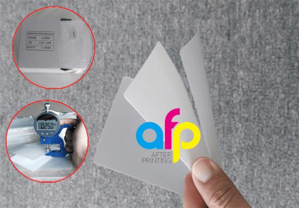 Quality 3 Layers PET Pouch Lamination Film 250micron 175micron For Documents for sale