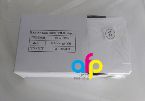 Quality 3 Layers PET Pouch Lamination Film 250micron 175micron For Documents for sale