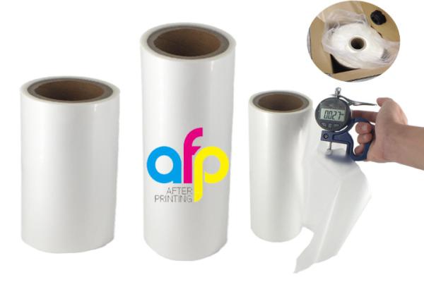 Quality Transparent BOPP Glossy Film ,  BOPP Gloss Lamination Roll For Textbook Cover for sale