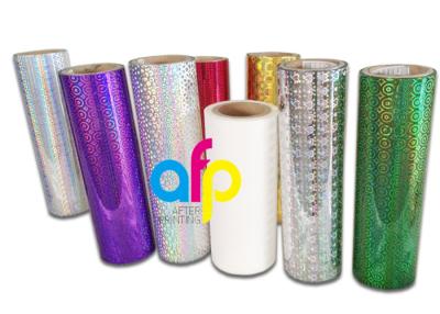 China Holographic Thermal Lamination Roll Film Translucent For Laminated Paperboard / Boxes for sale