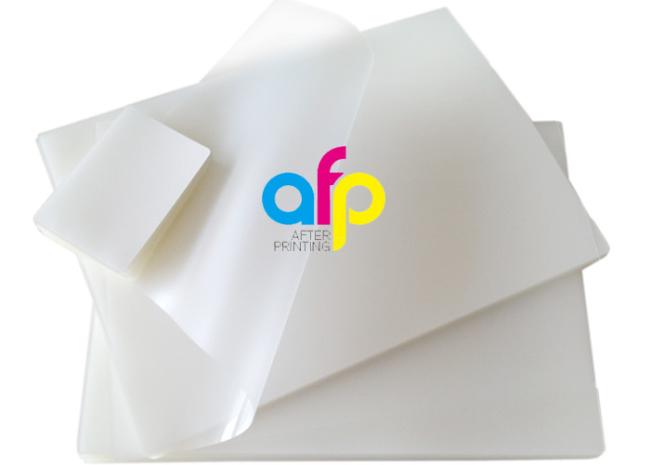PET laminating pouch film product demonstration