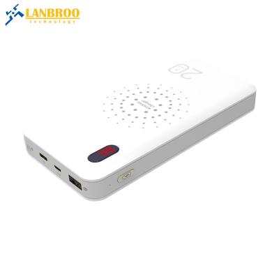 China LPW-03 Power Bank Wireless Charger 20000MAH Wireless Power Bank with Built-in MicroUSB/Type-c/Lightning 3-I Hot Selling for sale
