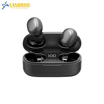China Voice Prompt Mini Wireless In-ear Bluetooth True Wireless Stereo Sound Sweatproof Bluetooth Headphones for sale