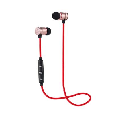 China Metal Magnetic Wireless Bluetooth Earphone for Sport Earbuds Headset for sale